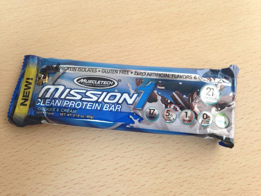 Muscletech Mission1 Clean Protein Bars （マッスルテック ミッション1クリーン・プロテインバー クッキー ...